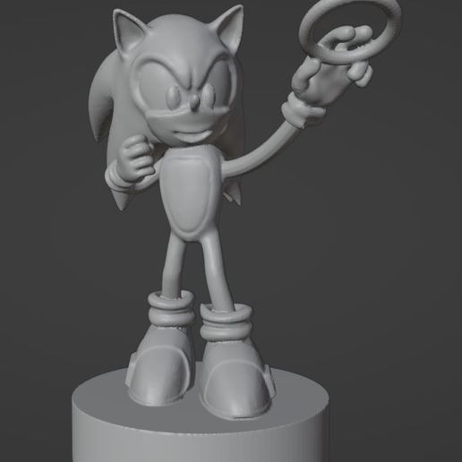 STL file Sonic 🦔 ・3D printer design to download・Cults
