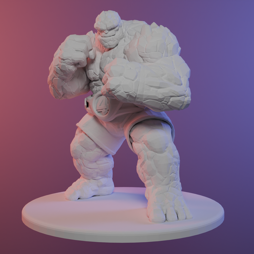 🎲 The Thing Figure - Marvel Rivals・ STL File for 3D printing・Cults