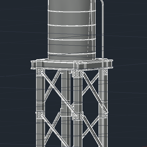 🚰 Water Tank・ STL File for 3D printing・Cults
