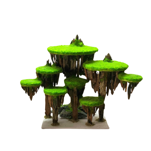 🏝️ Aquascape Floating Forest Island・ STL File for 3D printing・Cults