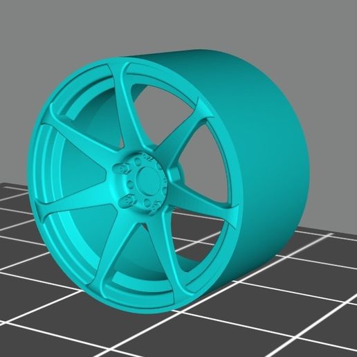 Fichier STL Jantes CST HYPER ZERO 1 18'' 1/24 🚗 ・Plan pour imprimante ...