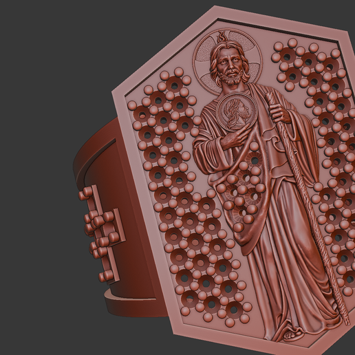 💍 Complete St. Jude ring・ STL File for 3D printing・Cults