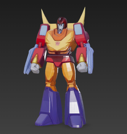 🤖 Transformers G1 Rodimus Prime Miniature・ STL File for 3D printing・Cults