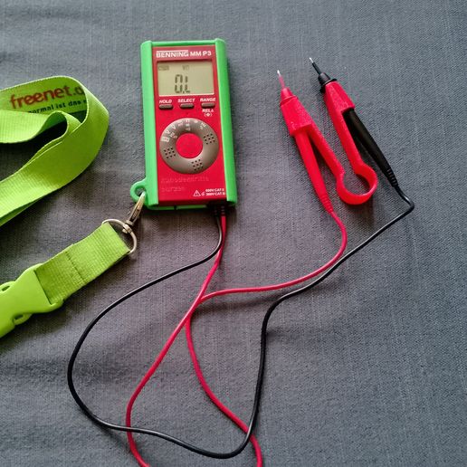 🔧 BENNING MM P3 multimeter cover holder for lanyard・ 3MF File for 3D ...