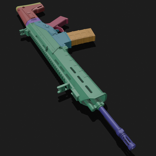 🔫 Magpul Masada AR Assault-Rifle ( Prop-Gun ) 1/1 Scale・ STL File for ...