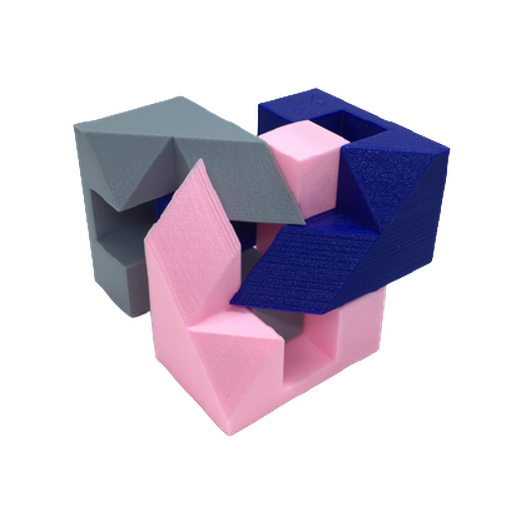 Download Free Stl File Three Way 3d Joint Model • 3d Printable Object