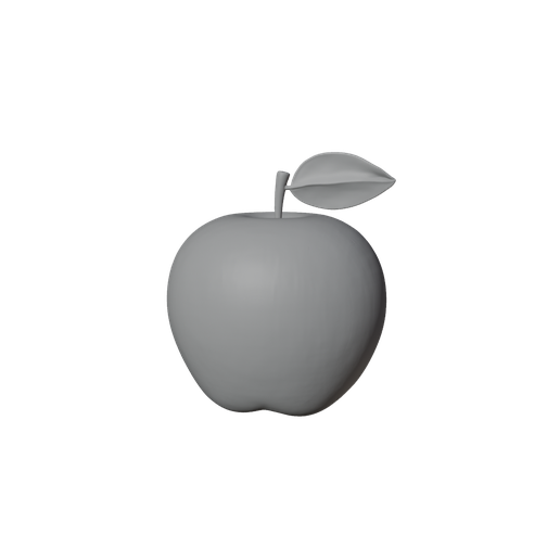 🍎 Happy Apple Fruit Character STL GLB Cute Printable Model・ STL File ...