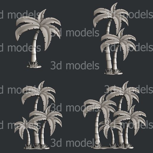 🖨️ Palm・ STL File for 3D printing・Cults