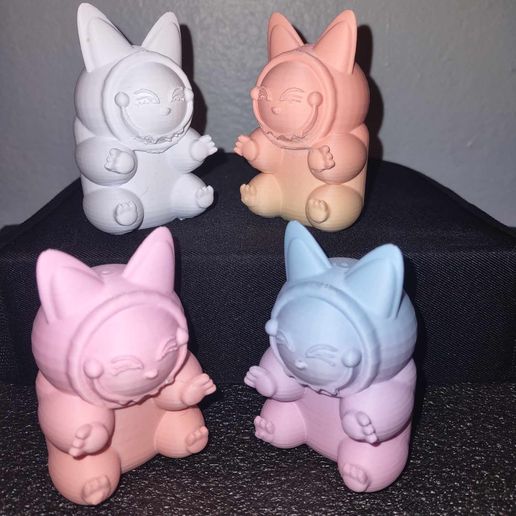 👹 Labubu inspired Little Monsters Squint Commercial Use・ STL File for ...