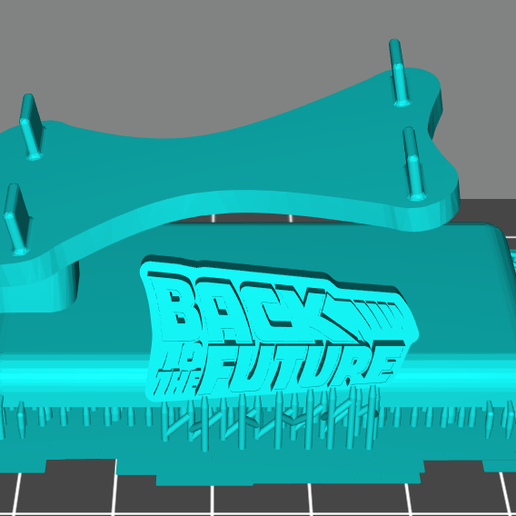 🔙 1/65 Scale Back To The Future Hover Stand・ STL File for 3D printing・Cults