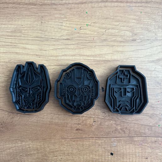 🍪 COOKIE CUTTER TRANSFORMERS 3X・Free STL File for 3D printing・Cults