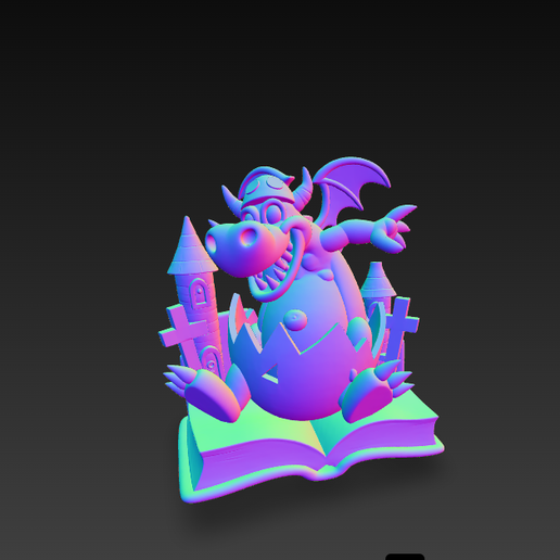 💬 Toon manga ryu-ran・ STL File for 3D printing・Cults