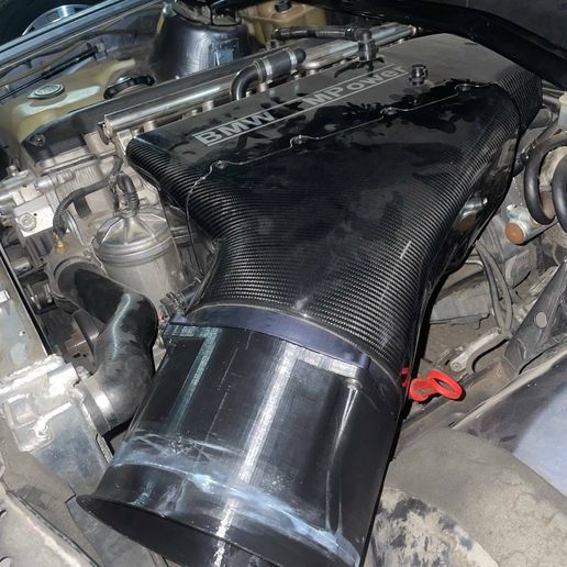💭 BMW M3 S54 Snorkel Karbonius Airbox・ STL File for 3D printing・Cults