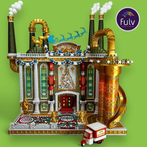 🧑‍🏭 THE TOY FACTORY (Static Version)・ 3D File for 3D printing・Cults