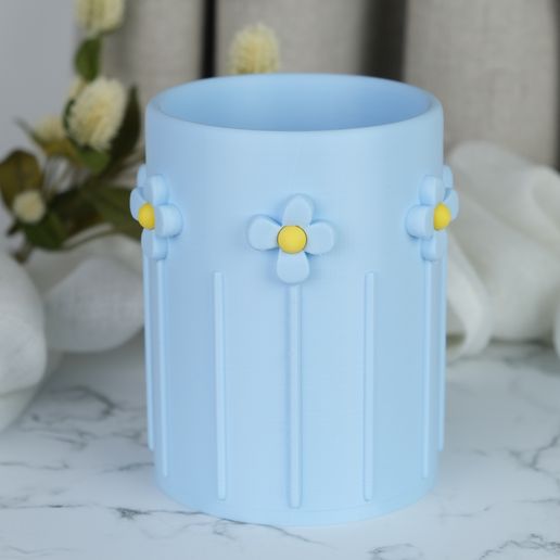 🌼 Spring Blossom Vase – Charming Floral Decor for a Cozy Home・ STL File ...