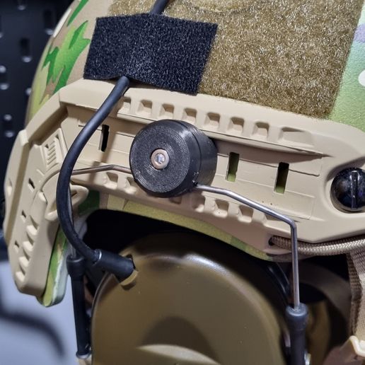 🪖 Fast Helmet Rail mount for Retevis EHK007 headset・Free STL File for ...