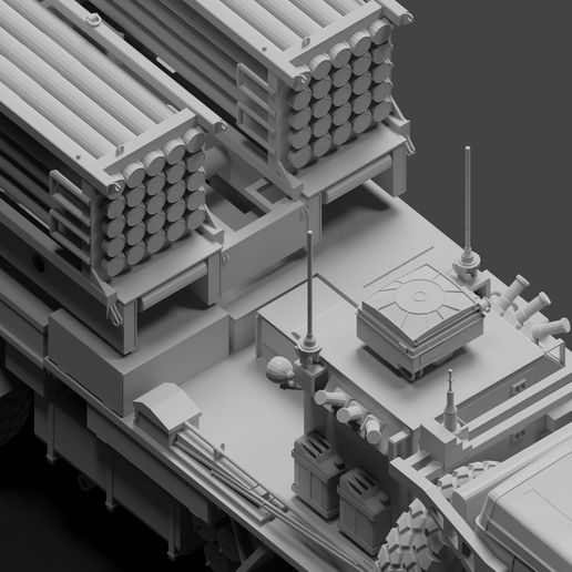 🇷🇺 Russian ISDM Zemledeliye Mine-Laying System KAMAZ・ STL File for 3D ...