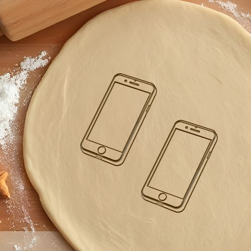 📞 Telephone Cookie Cutter, Biscuit Cutter・ STL File for 3D printing・Cults