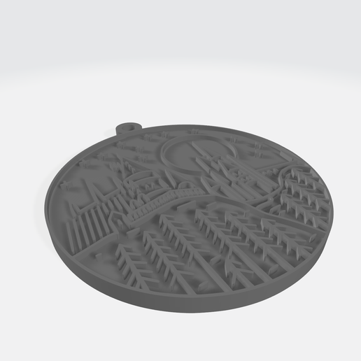 🏰 Hogwarts Castle Keychain - Harry Potter・ STL File for 3D printing・Cults