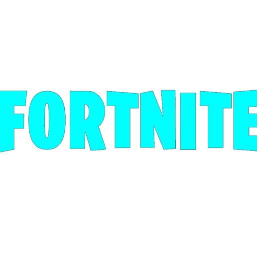 🔢 FORTNITE letters and numbers : Logo・ STL File for 3D printing・Cults