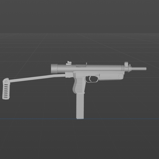 STL file Czech SA VZ.25_VZ.23 submachine gun digital model material 🔫 ...