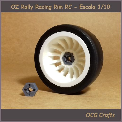 🚗 OZ Rally Racing Rims R/C scale 1/10・Free STL File for 3D printing・Cults