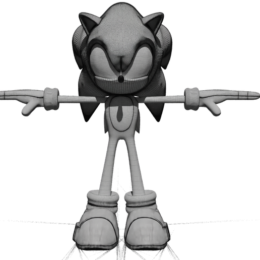 🦔 Sonic The hedgehog・Free 3D File for ・Cults