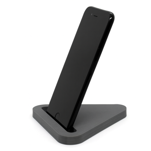 🔺 Triangle Phone Stand STL File 3D Printed Minimalist Smartphone Holder ...