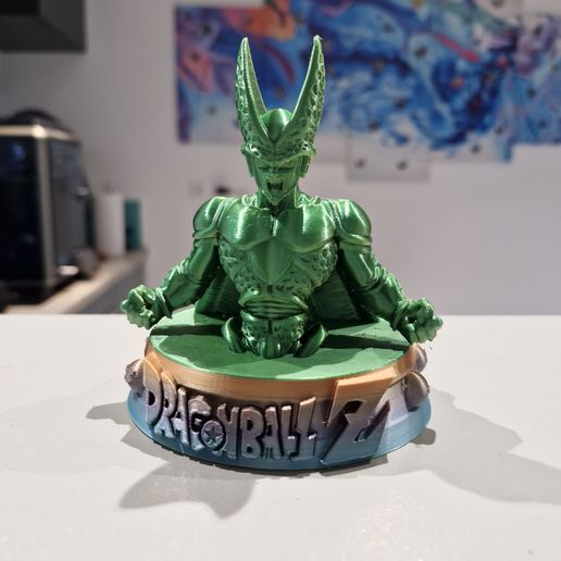 STL file Cell Perfect Body Bust Dragon Ball Z 👤 ・3D printing model to ...