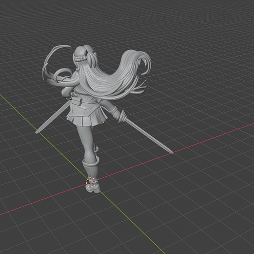 🗡️ Asuna Yuuki - Sword Art Online・ OBJ File for 3D printing・Cults