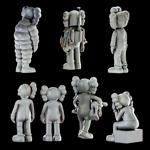 😭 Megapack x Seven Kaws design - Kaws Michellin - Dissected - Flyed ...