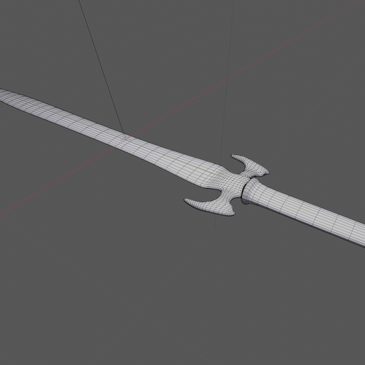 🗡️ Fantasy Sword・ STL File for 3D printing・Cults