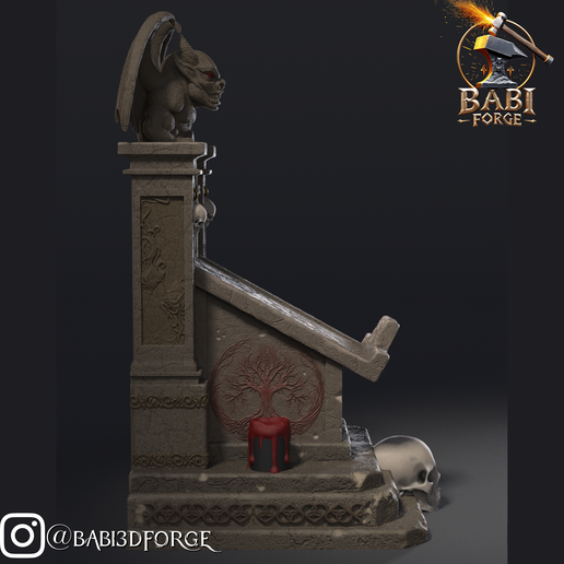 🎮 Gothic Cathedral Controller Stand・ 3D File for 3D printing・Cults