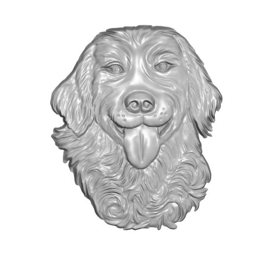 3D file Dog face 🐕 ・3D printable model to download・Cults