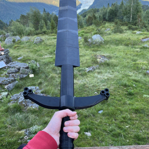 🗡️ Claymore Full Size Prop・Free 3D File for 3D printing・Cults