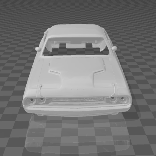🐚 Dodge Challenger R/T 1970 Shell Body – Divided Parts for Easy ...