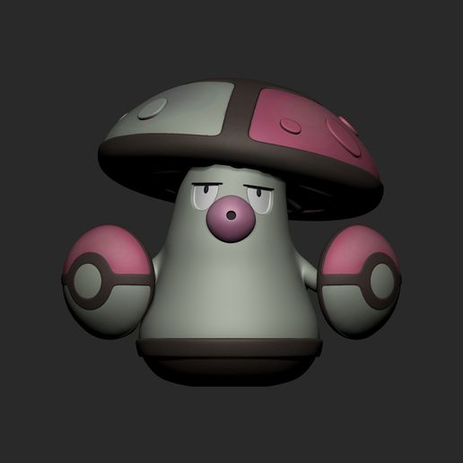 🐉 Pokemon - Foongus, Amoongus and Brute Bonnet・ STL File for 3D ...