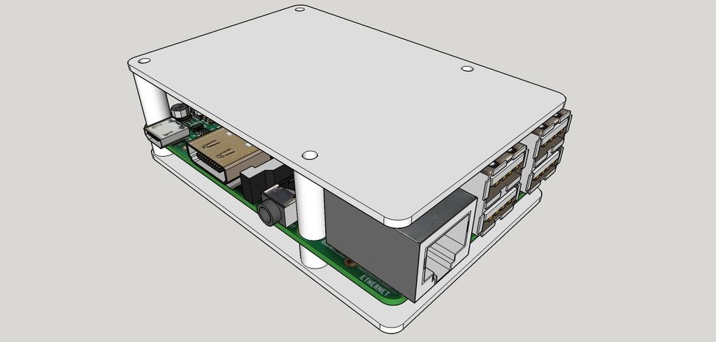 Free 3d File Boitier Minimaliste Raspberry Pi 3 Minimalistic