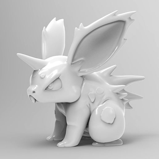 🐉 Nidoran 3D Pokemon Model・ STL File for 3D printing・Cults