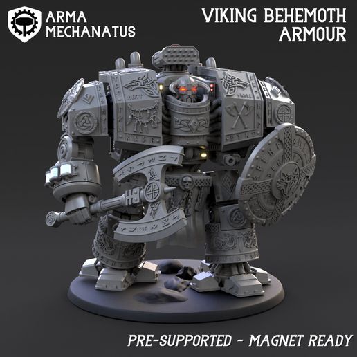 ⚰️ VIKING BEHEMOTH ARMOUR・ 3D File for 3D printing・Cults