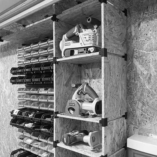 STL file Modular shelf system (12 mm) by Hinside 🍽️ (3MF)・3D printer ...