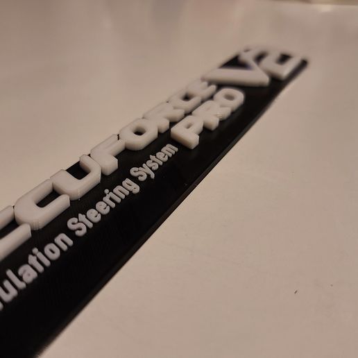 STL file Accuforce Pro V2 3D stick on Logo 🚩 ・3D printer model to ...