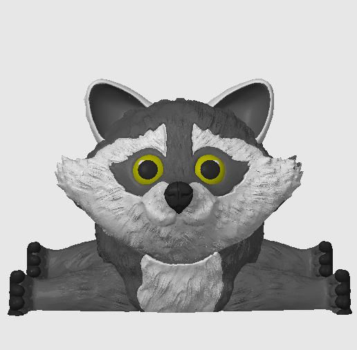 STL file flexi trash panda 🗑️ (3MF)・3D print design to download・Cults