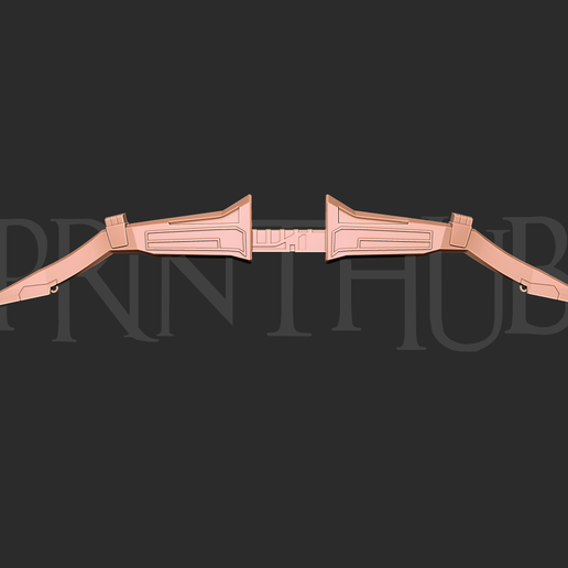 STL file Power Rangers pink bow 3d print model 🏹 ・3D printing design to ...