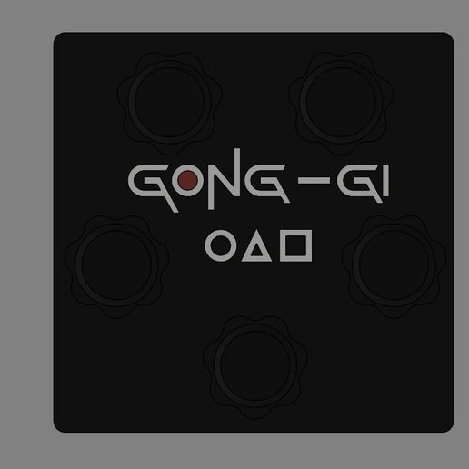 🦑 Gong-gi squid game・ STL File for 3D printing・Cults