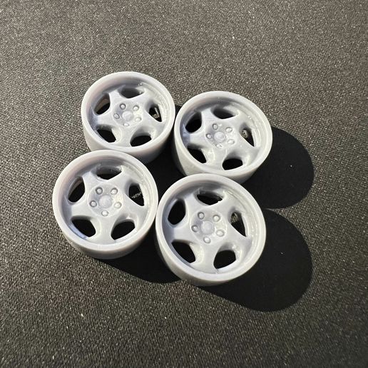 3D printing BMW THROWING STARS OEM WHEEL (17-18-19 INCH) 1/24 MODEL ...
