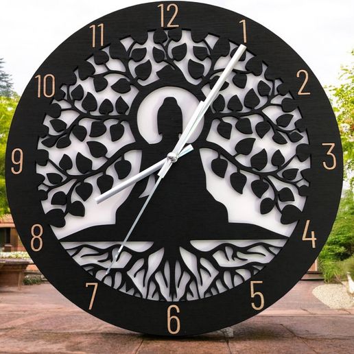 buddha clock
