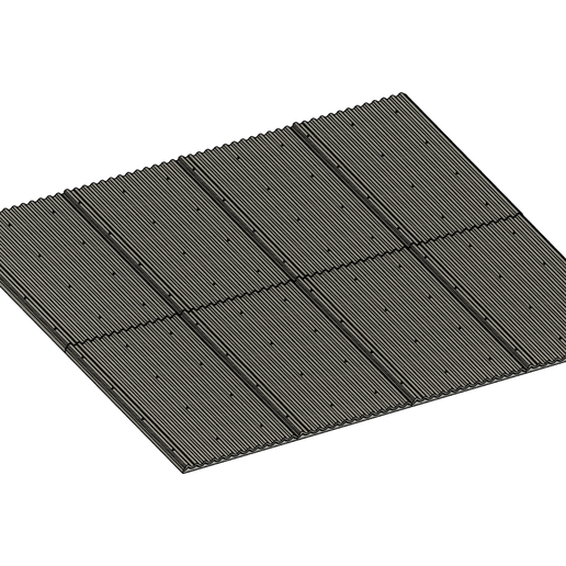 🏗️ Modelling Corrugated Roofing Sheets Various Sizes・ STL File for 3D ...
