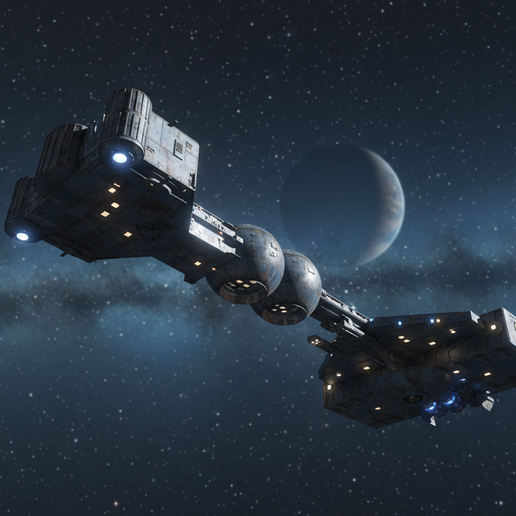 🛰 Exo Squad Dominion - Anime space cartoon with spaceships・ STL File ...