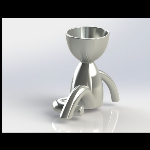 🏺 HUMAN VASE HUMAN HEAD PLANTER 2・Free STL File for ・Cults